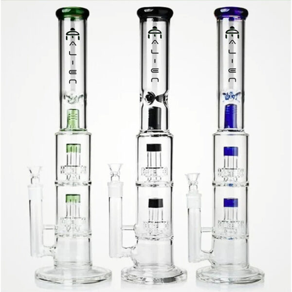 BONG 246 DOBLE PERCOLADOR MATRIX + PIEZA ANTISPLASH + ATRAPAHIELO 46CM ...